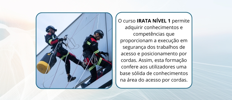 Curso IRATA Nível 1 - Academia de Treino TECNIQUITEL