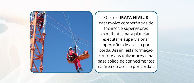 Curso IRATA Nível 3 - Academia de Treino TECNIQUITEL